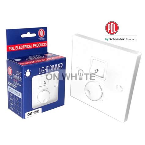 Pdl Dimmer Switch 500w 240vac 1593 By Schneider Electric Shopee Malaysia