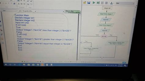 Flowgorithm Integer Comparing Youtube
