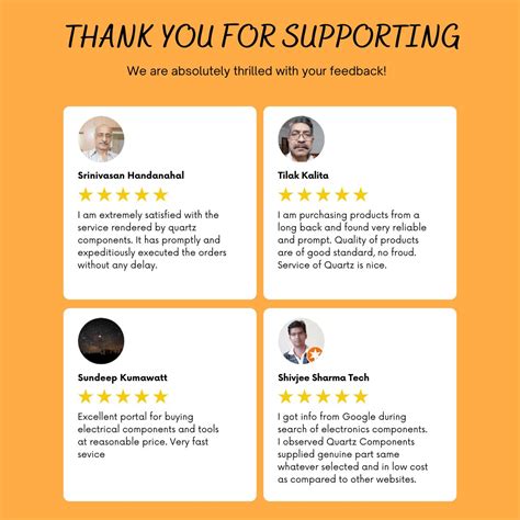 Quartz Components On Linkedin Quartzcomponents Coustumers Reviews Thanks Thankyou Review