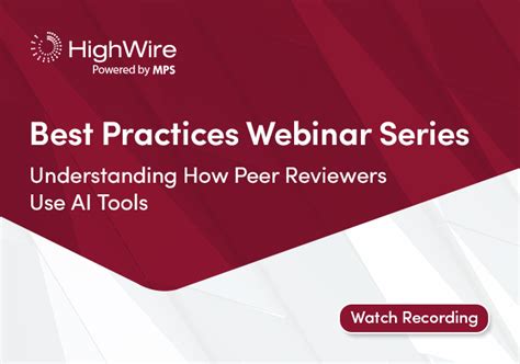 How Peer Reviewers Are Using Ai Tools In Scholarly Publishing