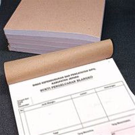 Kwitansi Bon Bukti Pengeluaran Blangko