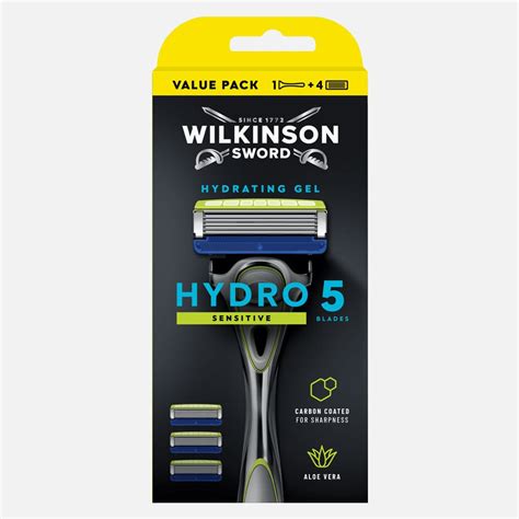 Hydro 5 Sensitive Mens Razor And Blade Pack Wilkinson Sword