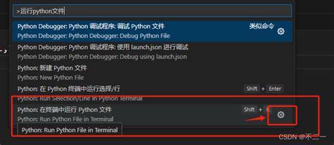 在vscode中如何利用快捷键运行python文件vscode运行python快捷键 Csdn博客