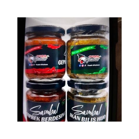 Sambal Homemade Ikan Bilis Hijo Dan Sambal Geprek Shopee Malaysia