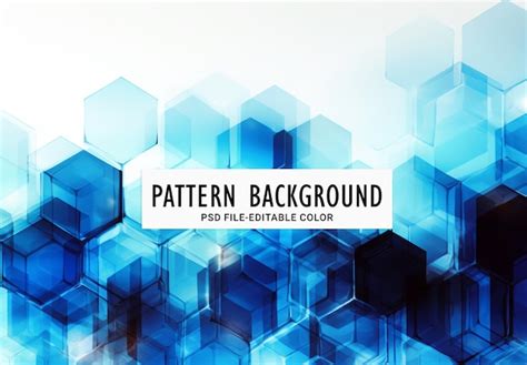 Premium Psd Abstract Hexagonal Shapes Background
