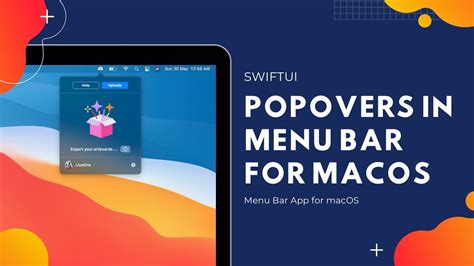 Swiftui Popovers In Menu Bar For Macos Menu Bar Apps For Macos