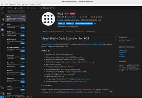 Exploration Of Vs Code Extensions For A Ros Developer By Theroboticsspace Medium
