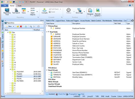 step 4 open another object in editor visual lansa documentation