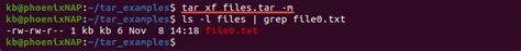 Tar Command In Linux With Examples PhoenixNAP KB