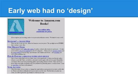 Separating Content And Layout Html Css And Some Web History Ppt