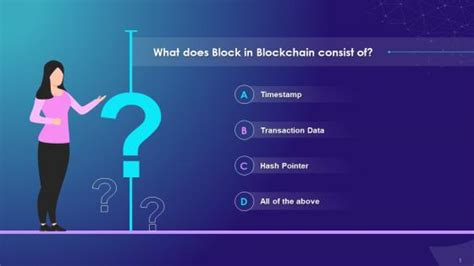 Mcq On Blockchain Constituents Training Ppt Ppt Slide