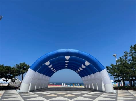 효광기획 공기주입식 대형 에어텐트 ‘코이텐트 출시 News 효광기획