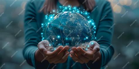 Premium Photo Exploring The World With Artificial Intelligence Person