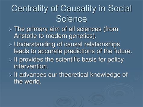 Ppt Introduction To Causal Inference In The Social Sciences