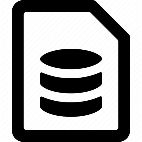 File Database Alternate Raid Storage Code Programming Icon