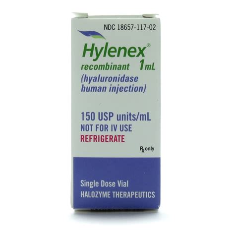 Hylenex® Recombinant Hyaluronidase Human Injection150uml Sdv 1ml