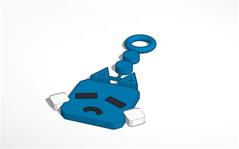 3d Design The Big Sad Cube Jsab Tinkercad