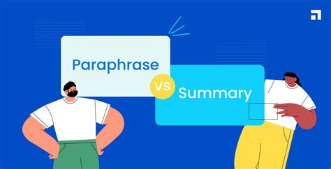 Difference Between A Paraphrase And A Summary