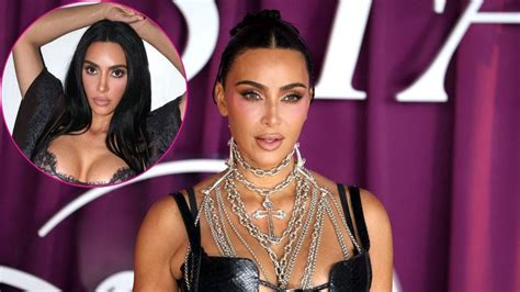 Kim Kardashian Sizzles In Skims Lingerie For Valentines Day Photos