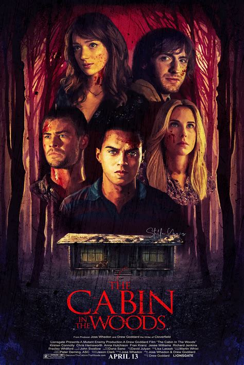 Chris Hemsworth Cabin In The Woods The Cabin In The Woods Poster By