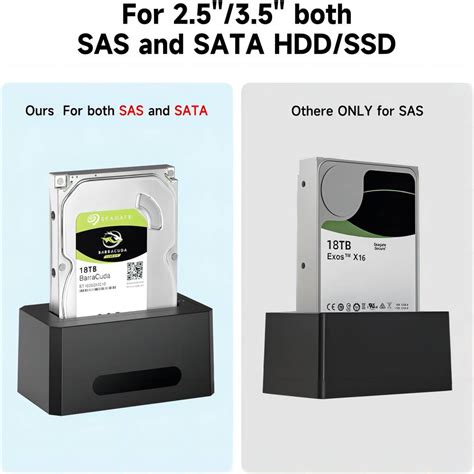 Acasis Sata Sas To Usb 3 0 Hard Drive Docking Station