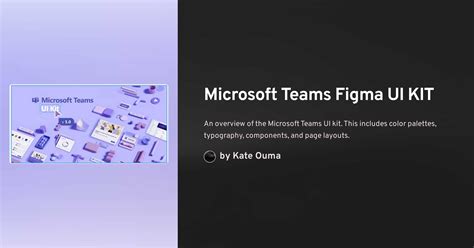 Microsoft Teams Figma Ui Kit
