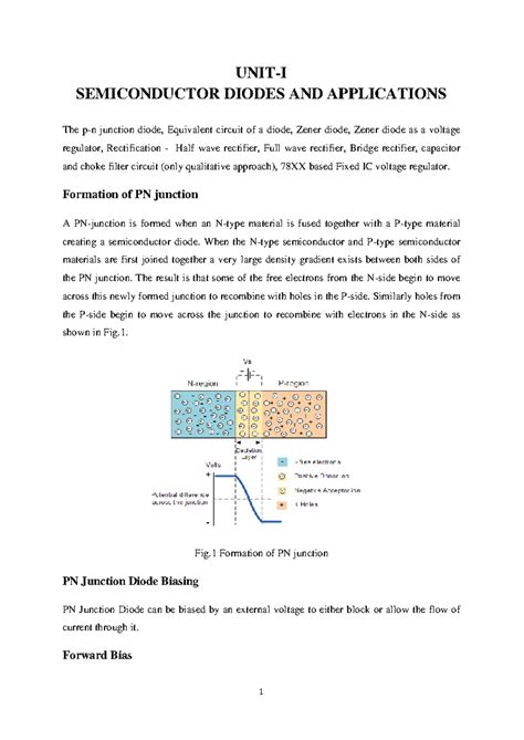 Chapter 1 Semiconductor Diodes And Applics Unit I Semiconductor Diodes
