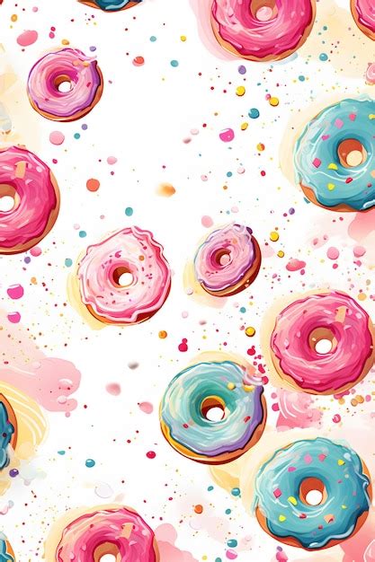 Premium Photo Sweets Seamless Pattern