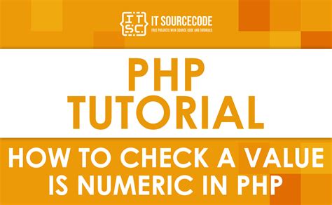 How To Check A Value Is Numeric In Php