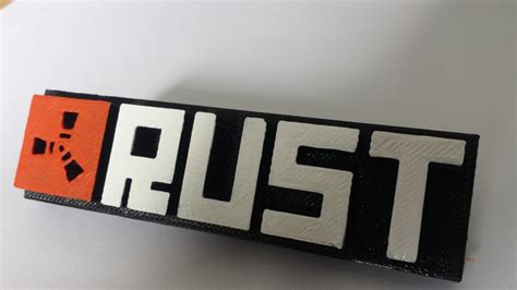 Rust Logo Game By Douwe Miedema Download Free STL Model Printables Com