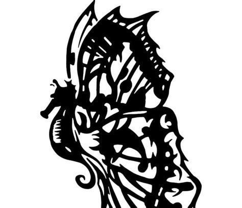 큰 날개 무료 벡터와 해 마 Eps Uidownload