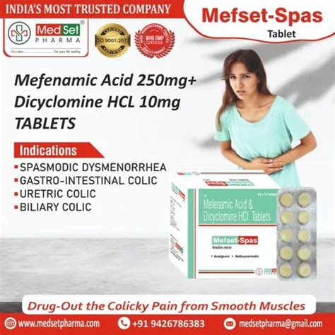 Mefset Spas Tab At ₹ 50 00 Box In Himatnagar Id 2850816368355