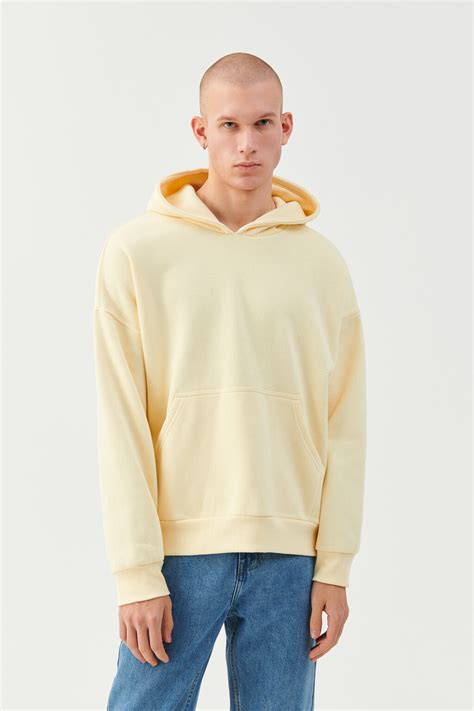 Худи oversize с капюшоном и карманом-кенгуру 2219119902, цвет: белый (2 ...