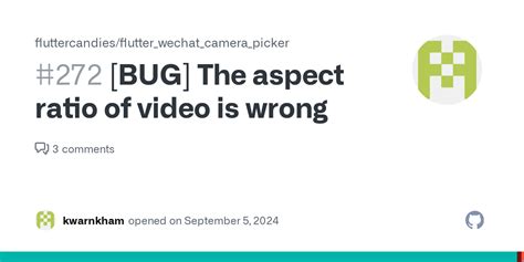 [bug] the aspect ratio of video is wrong · issue 272 · fluttercandies