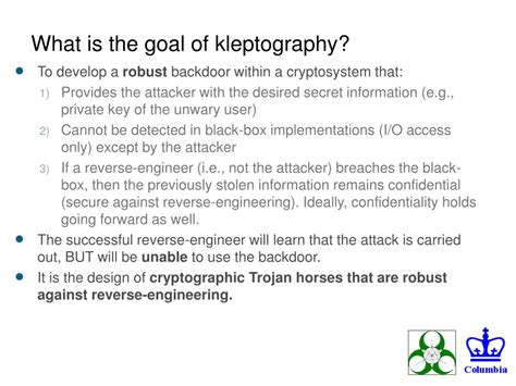 PPT A Timing Resistant Elliptic Curve Backdoor In RSA PowerPoint Presentation ID