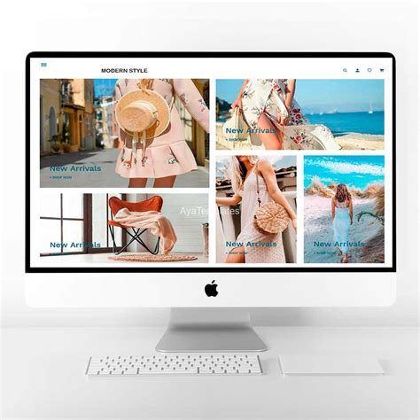 ModernStyle React Next JS Modern Style ECommerce Template AYA Templates