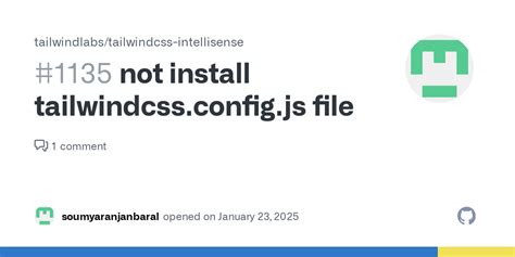 not install nfig js file · issue 1135 · tailwindlabs
