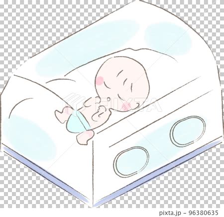 保育器の中にいる赤ちゃん 未熟児のイラスト素材 96380635 PIXTA