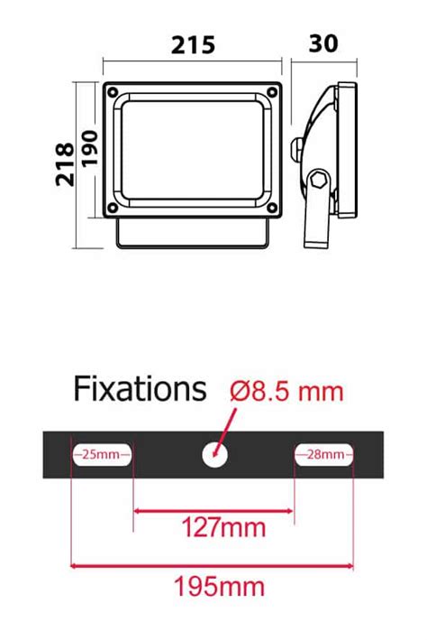 Projecteur LED étanche 10W 30W 50W 100W