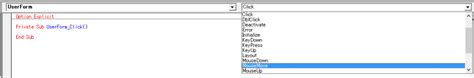 Excel VBA ユーザーフォームのMouseMoveイベント フォーム上にマウスが移動したら実行 やさしいExcelVBA