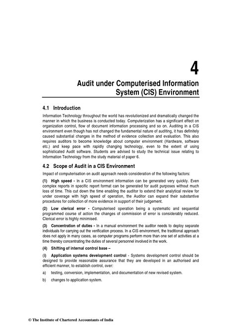 SOLUTION Chapter Audit Under Computerised Information System Cis Environment Studypool
