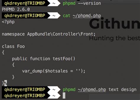 Development Code Fragment Feature Is Not Working · Issue 345 · Phpmd
