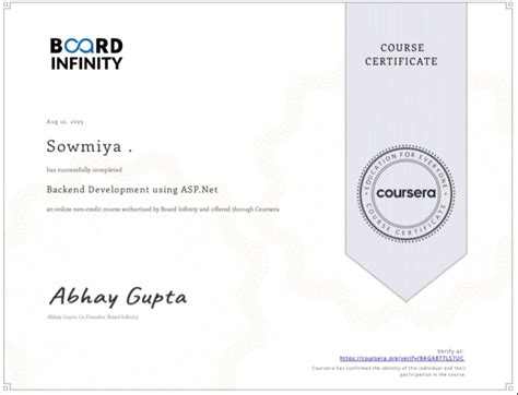 Aspdotnetcore Aspdotnetmvc Aspdotnetwebapi Courseracertified