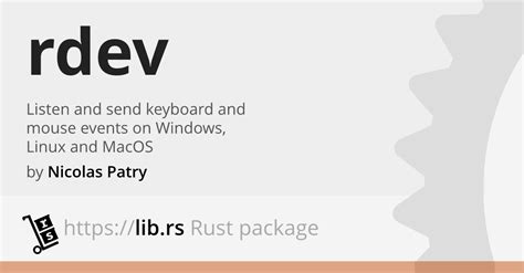 rdev — rust 硬件库 lib rs rust 包仓库
