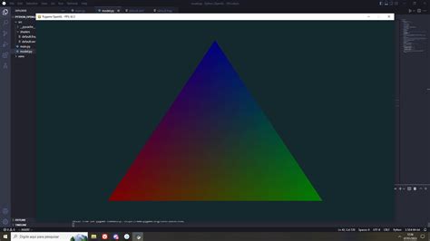 Well I Guess I Officially Made The Hello World Of Opengl Rpygame