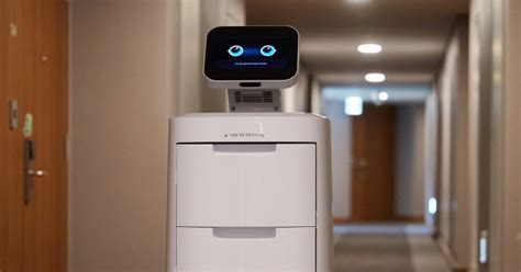 로봇이 룸서비스 배달lg전자 곤지암리조트에 클로이 로봇 배치