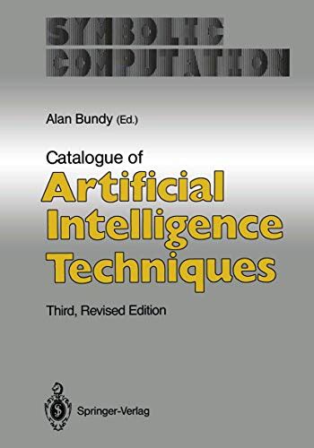 9783540529590 Catalogue Of Artificial Intelligence Techniques Symbolic Computation