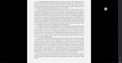 Solved 1110 Account Inberitance Hierarcby Create An