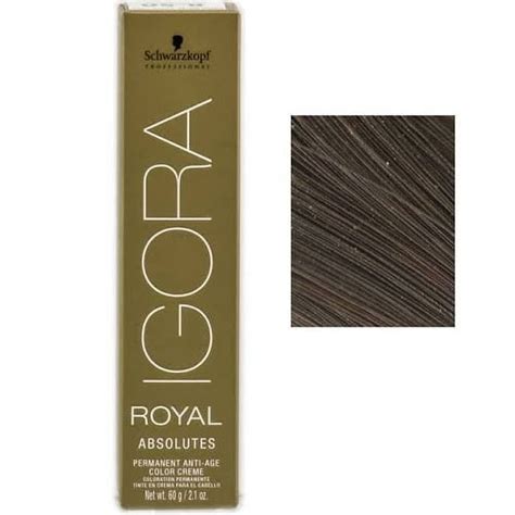 Schwarzkopf Igora Royal Absolutes Permanent Color 5 50 Light Brown
