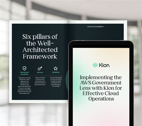 Implementing The Aws Government Lens With Kion For Effective Cloud Operations Kion